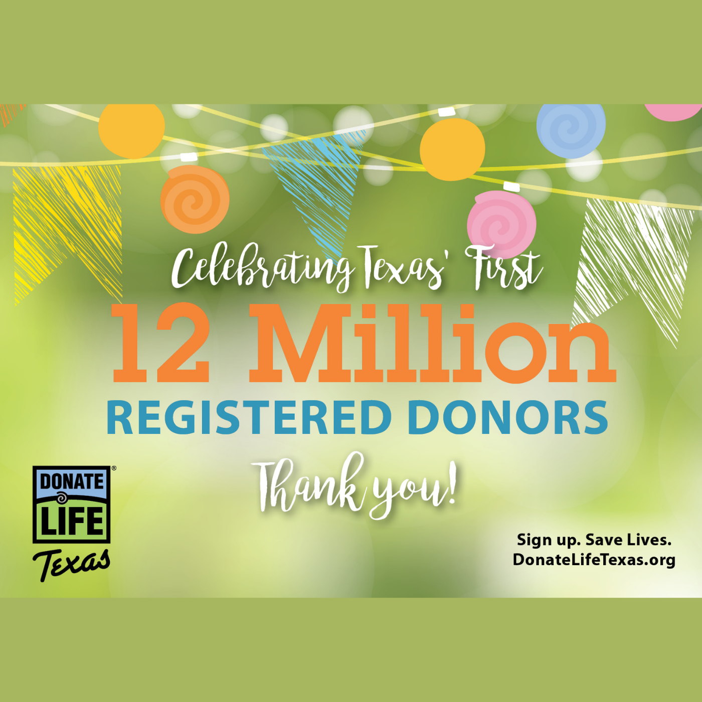 DLT: Celebrates 12 Million in 2020 – Donate Life Texas